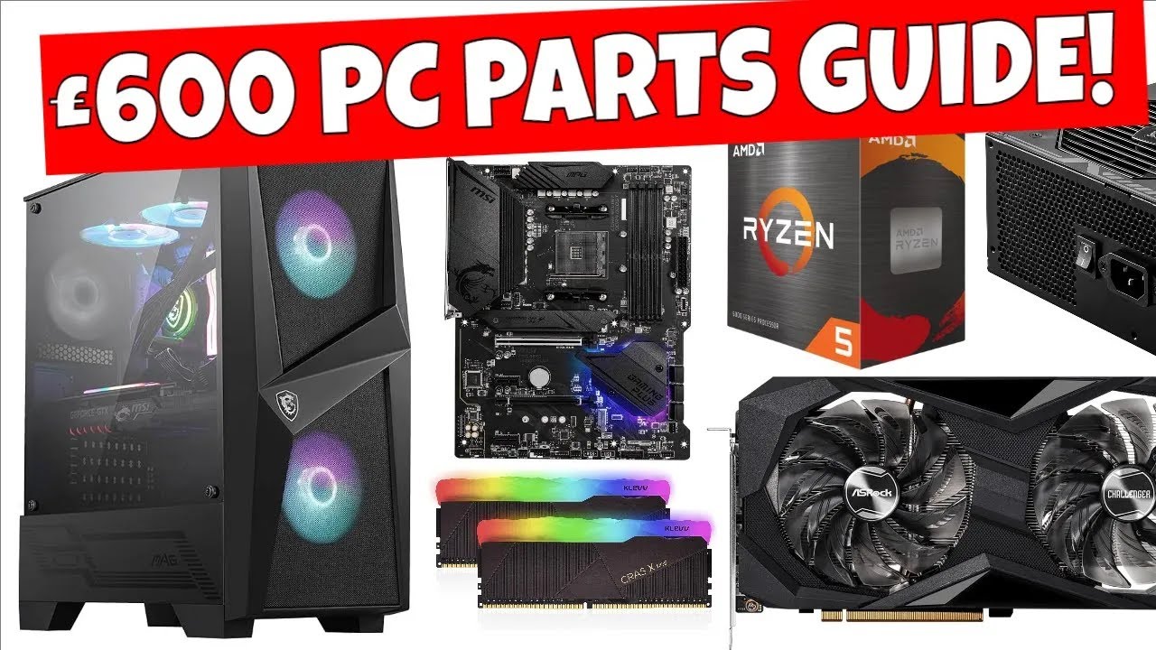 £600 Budget NEW Gaming PC Build Parts Guide Autumn Fall 2024 - All NEW ...