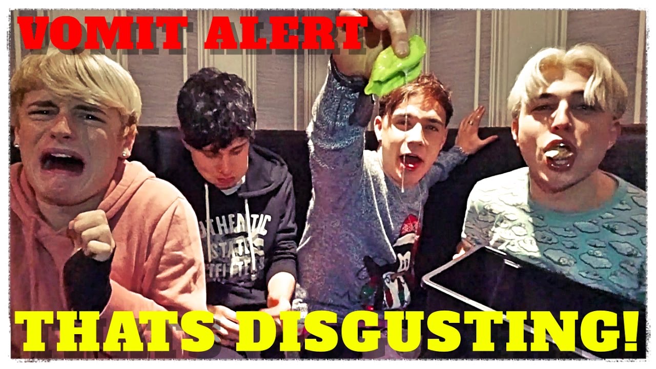 DISGUSTING 'BUBBLE GUM' CHALLENGE! SO GROSS! - YouTube