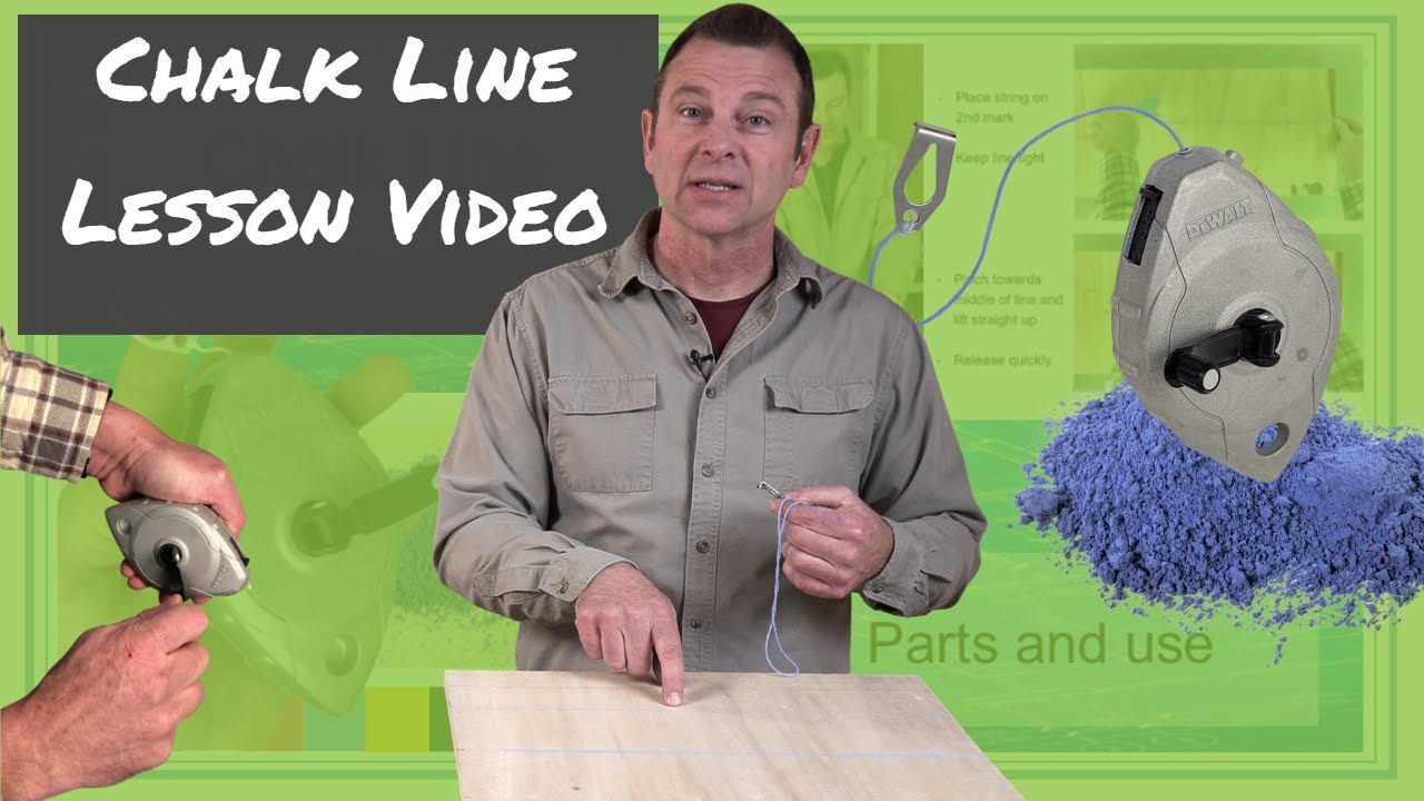 A training lesson about the construction Chalk Line and how to use it ...
