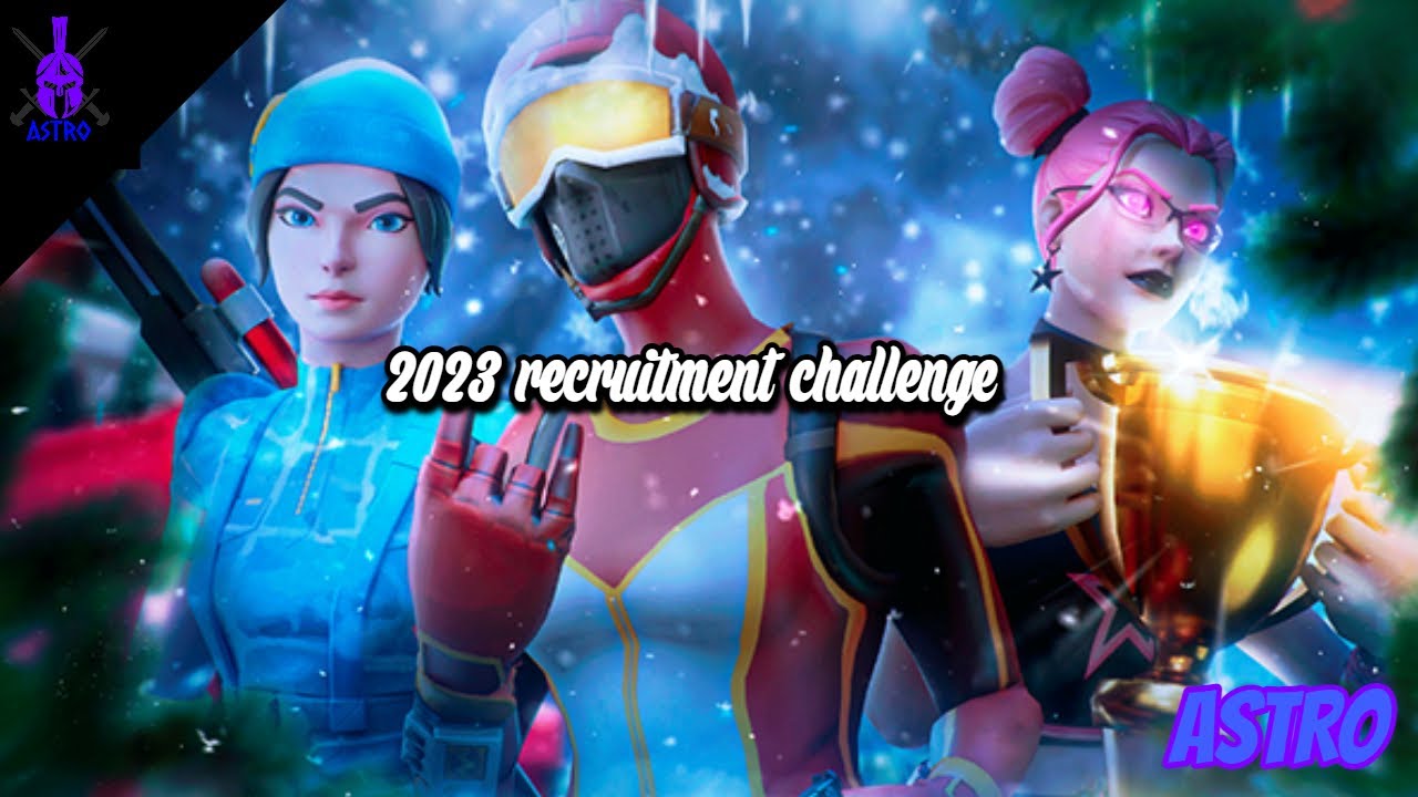 2023 recruitment challenge/how to join ASTRO clan - YouTube