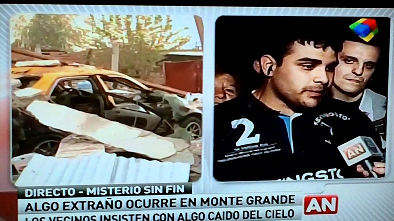 Que Paso en Monte Grande Explosion Implosion Ovni Meteorito Objeto ...