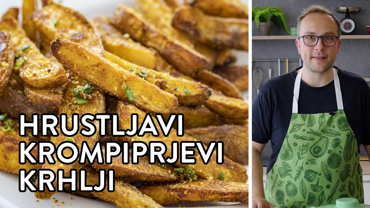 Hrustljavi krompirjevi krhlji iz pečice 🤩 [DOMAČA KUHNA] - YouTube