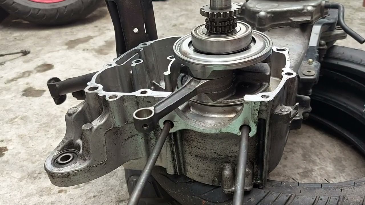 Honda click 150i 125i crankshaft segunial. - YouTube