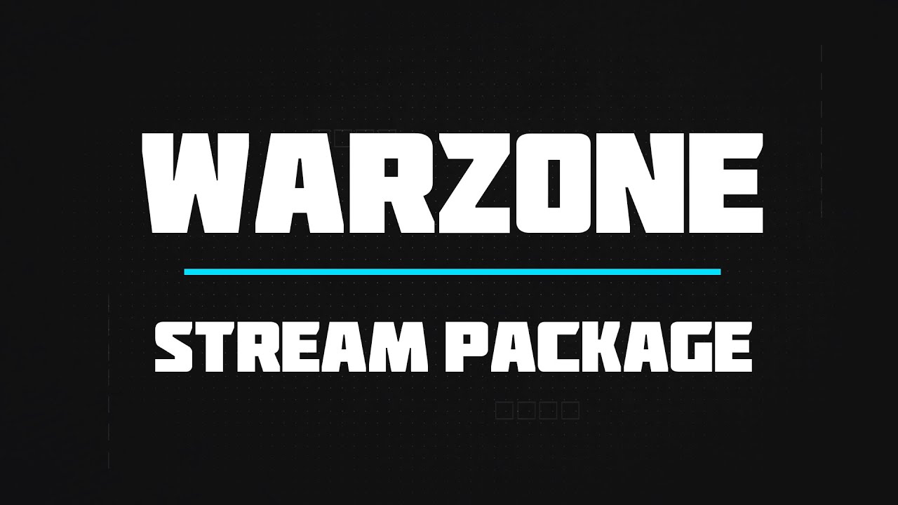 Call of Duty Stream Overlay : Warzone - For Twitch, YouTube and ...