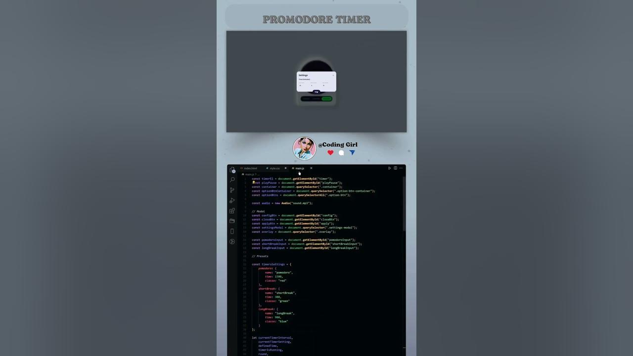 Promodore Timer Shortvideo Webcoding Like Youtube