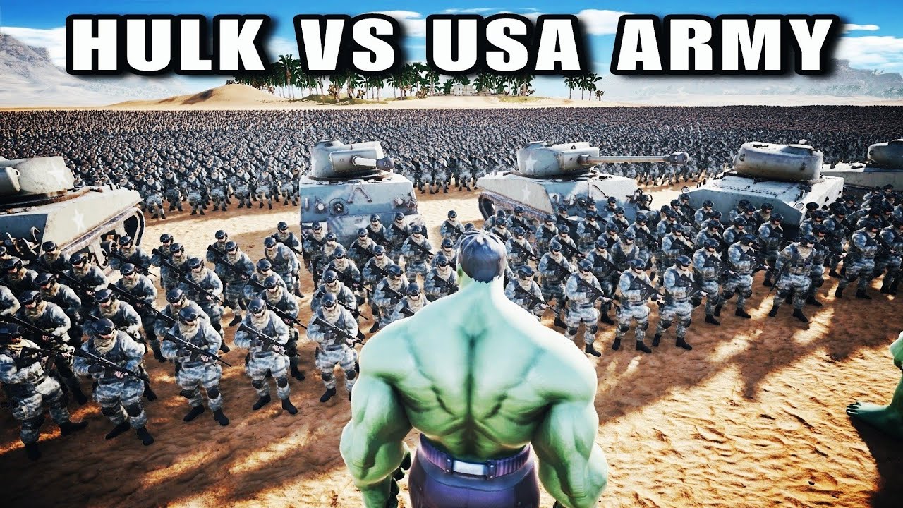 REMAKE OF THE HULK MOVIE SCENE HULK VS US ARMY - UEBS 2 - YouTube