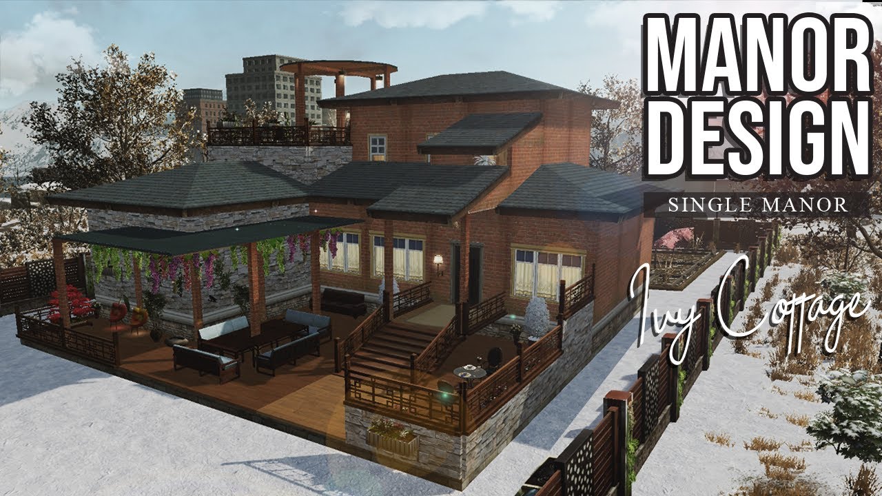 LifeAfter: Manor Design - Ivy Cottage | Single Manor Tutorial - YouTube