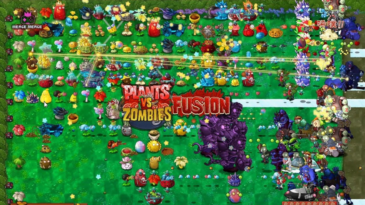 PvZ Fusion 2.3.1 : ( New Odyssey Mode ) Larg Map - Gameplay 13 - YouTube