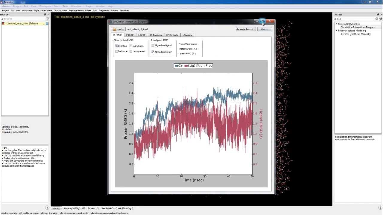 [OUTDATED] Desmond - Analyzing MD Trajectories with the Simulation ...