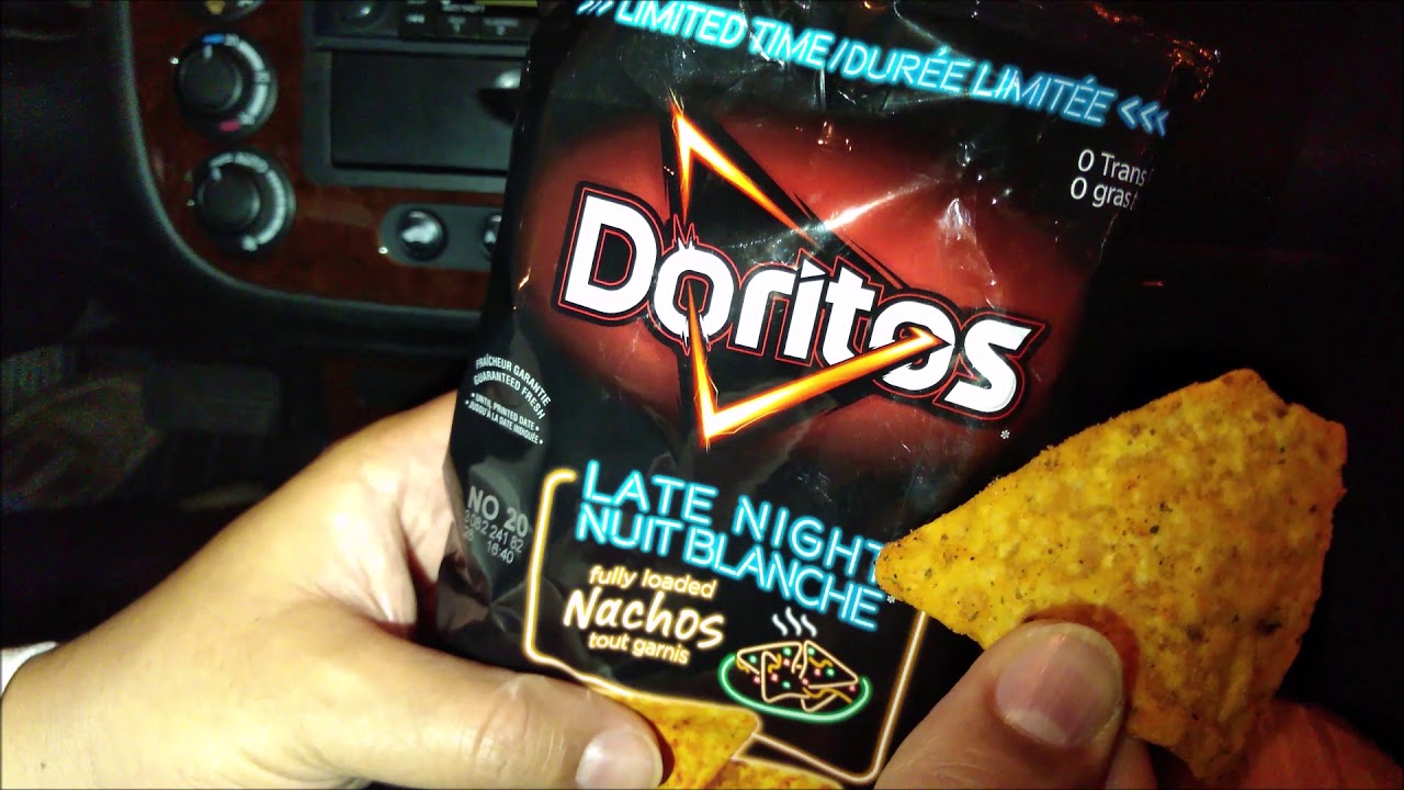 NEW Doritos LATE NIGHT Fully Loaded Nachos LIMITED TIME September 2018 ...