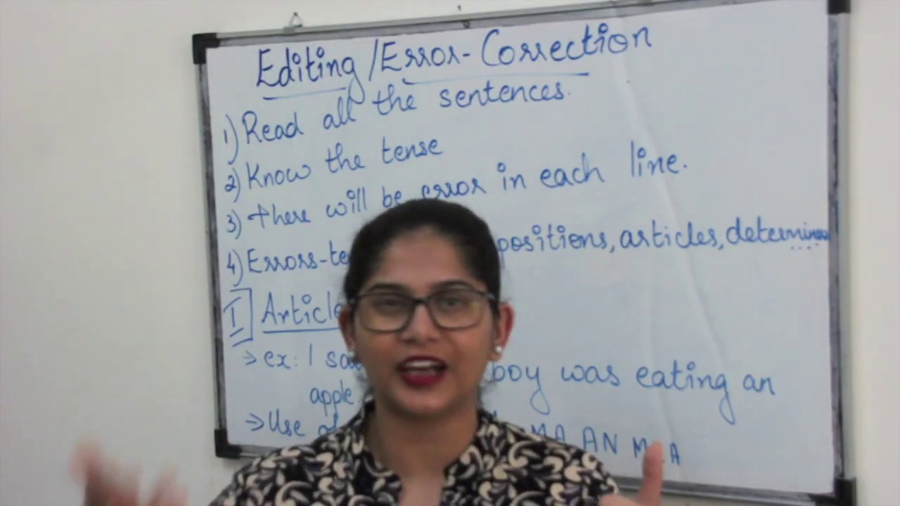 CBSE class 9TH &10TH English 2019-Editing - YouTube