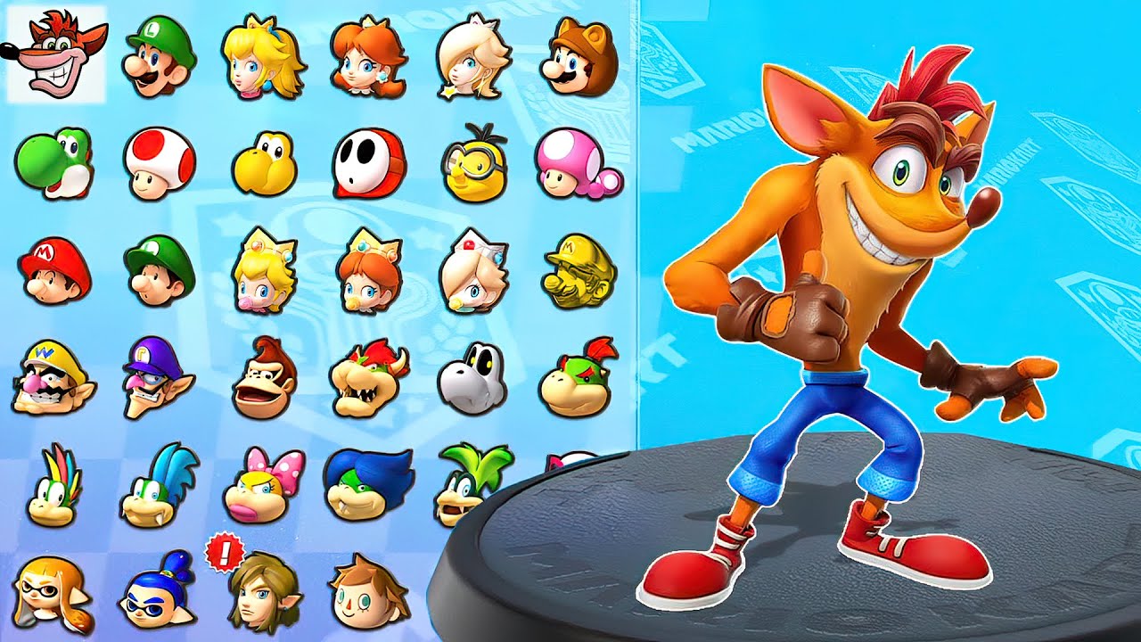 Mario Kart 8 - Crash Bandicoot in Mushroom Cup, Special Cup|The Best ...