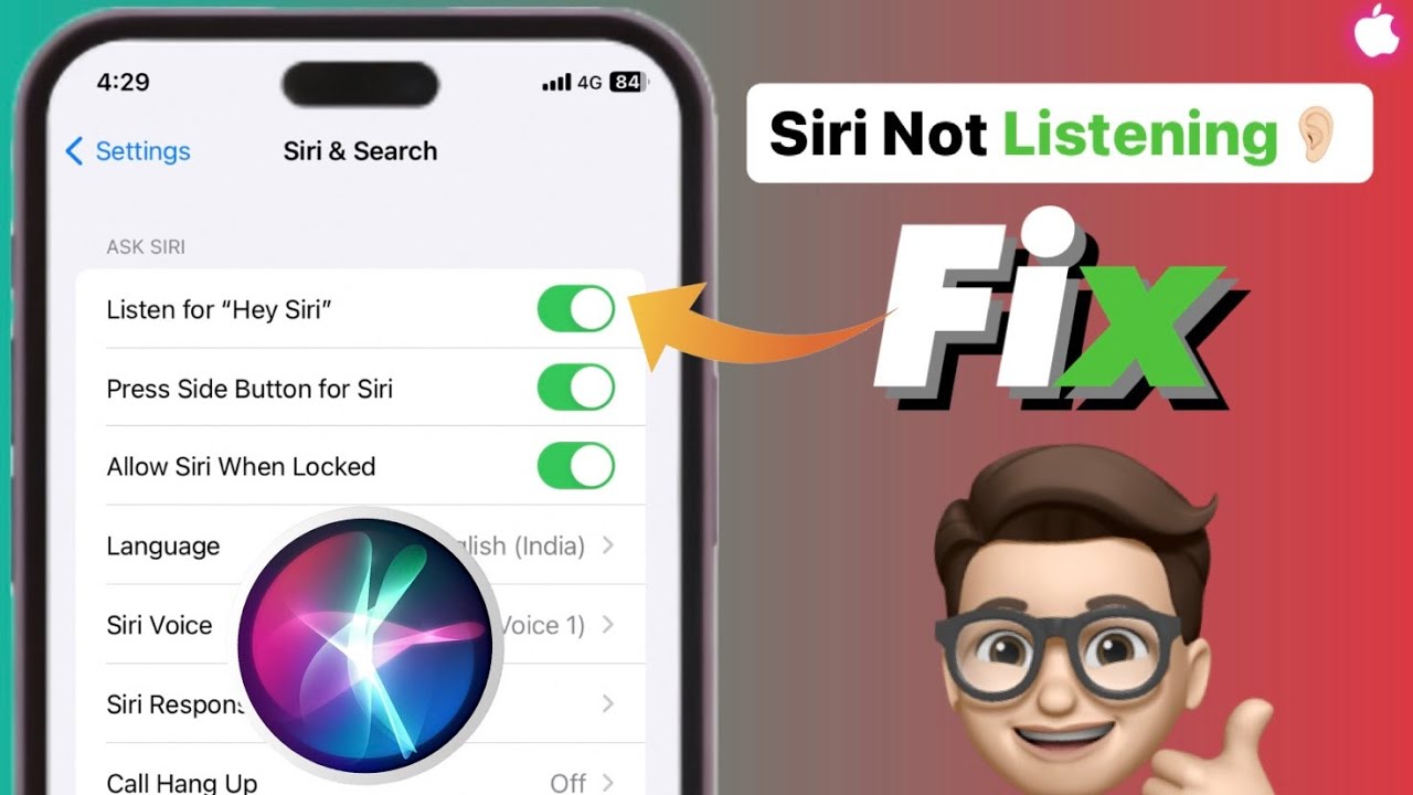 How To Fix Siri Not Listening | Fix Siri Not Working On iPhone | iOS17 ...