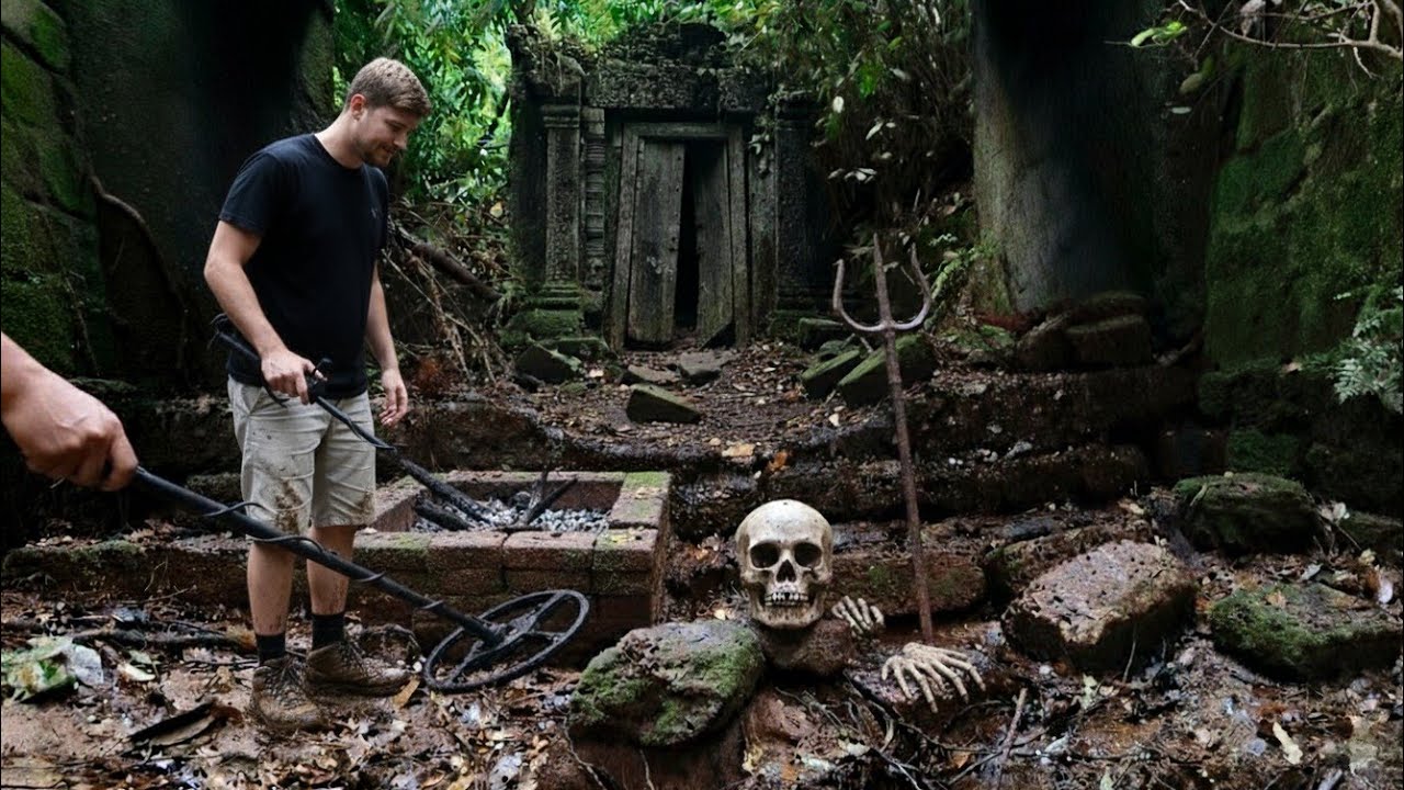 We Found a Hidden TREASURE Inside This Ancient Temple!☢️😱 #treasurehunt ...