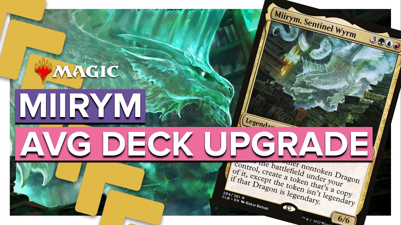 Miirym Sentinel Wyrm Avg Deck Upgrade | Magic: The Gathering - YouTube