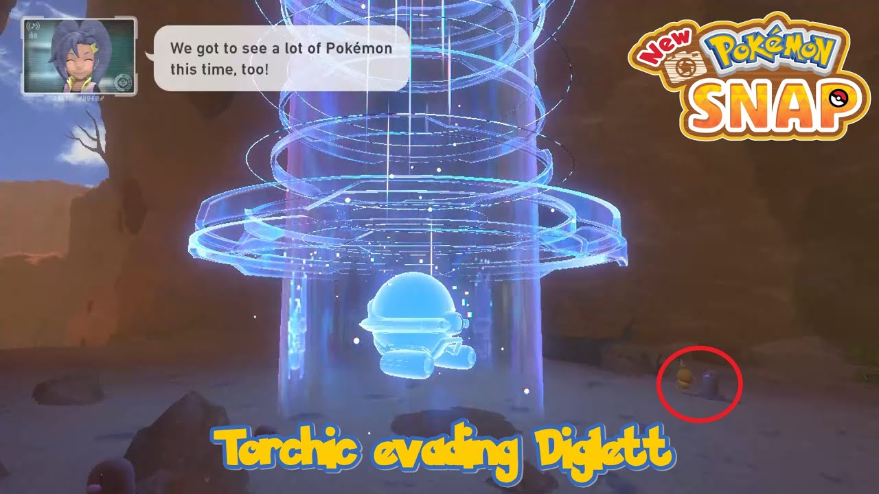 New Pokemon Snap : Torchic evading Diglett - YouTube