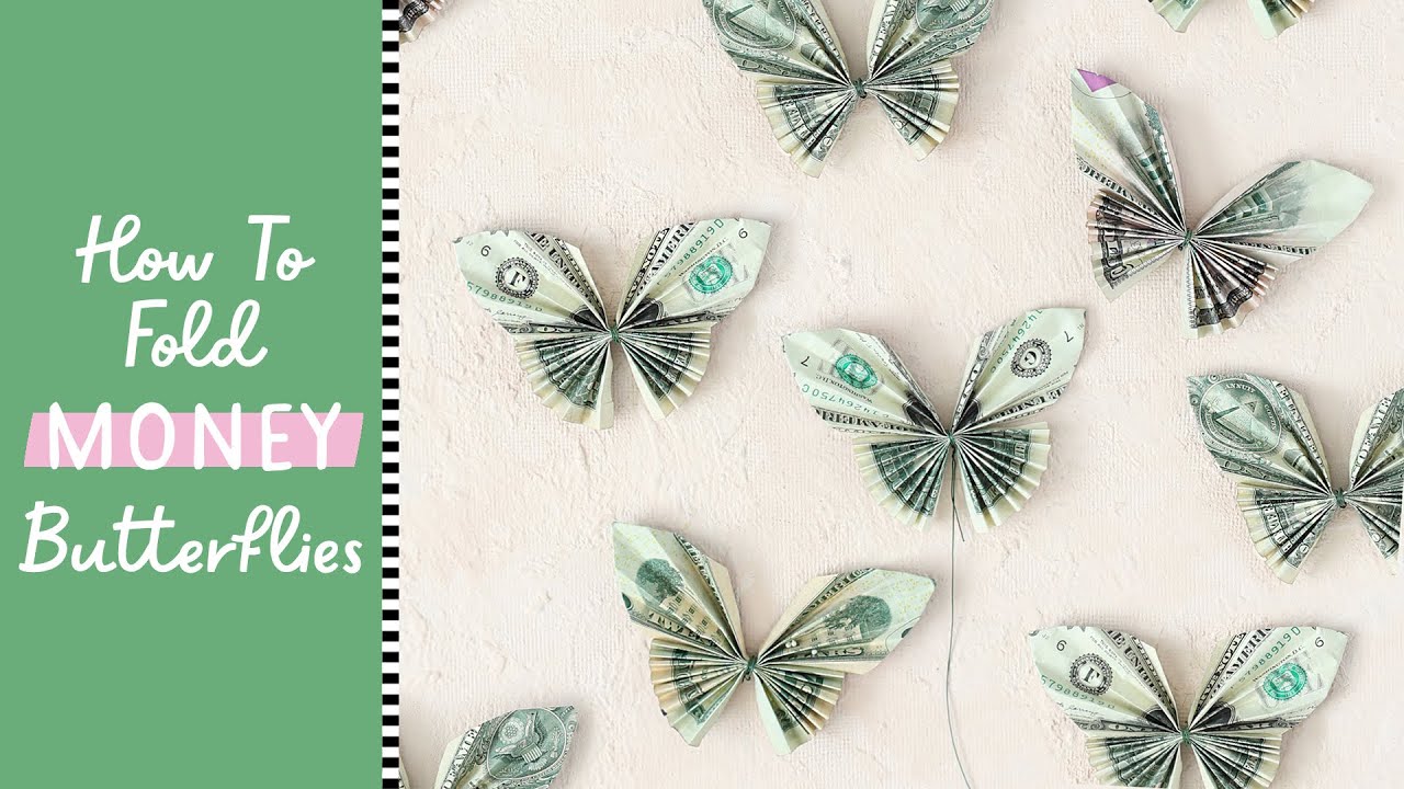 10 Pound Note Origami Butterfly