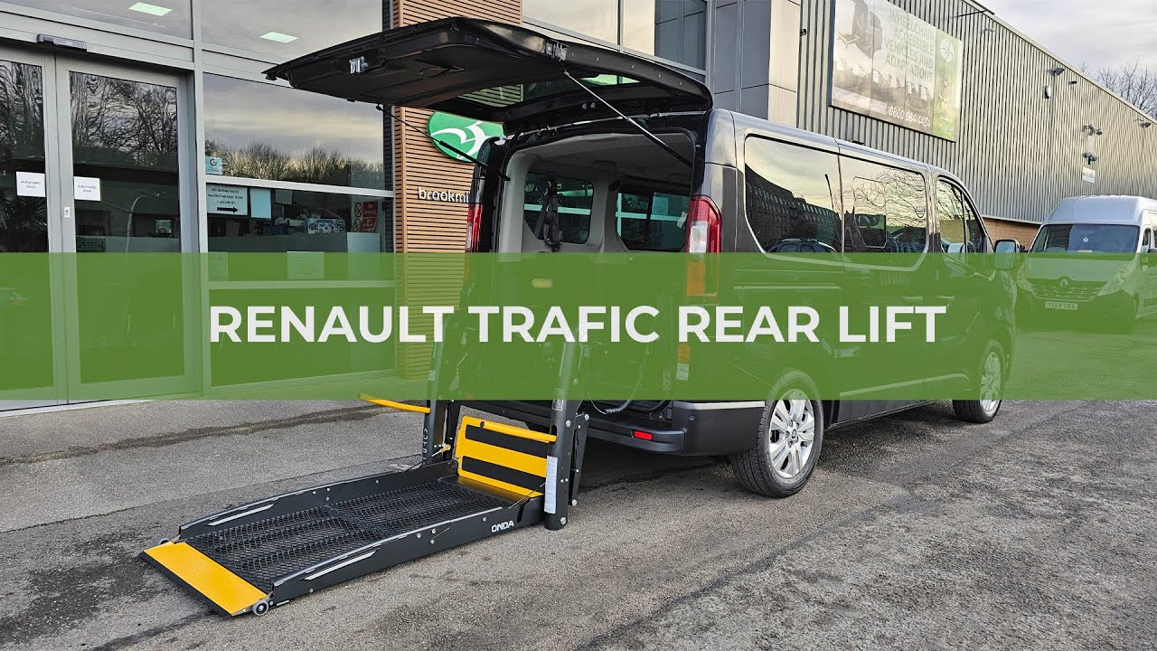 Wheelchair Accessible Renault Trafic Rear Lift WAV by Brook Miller ...