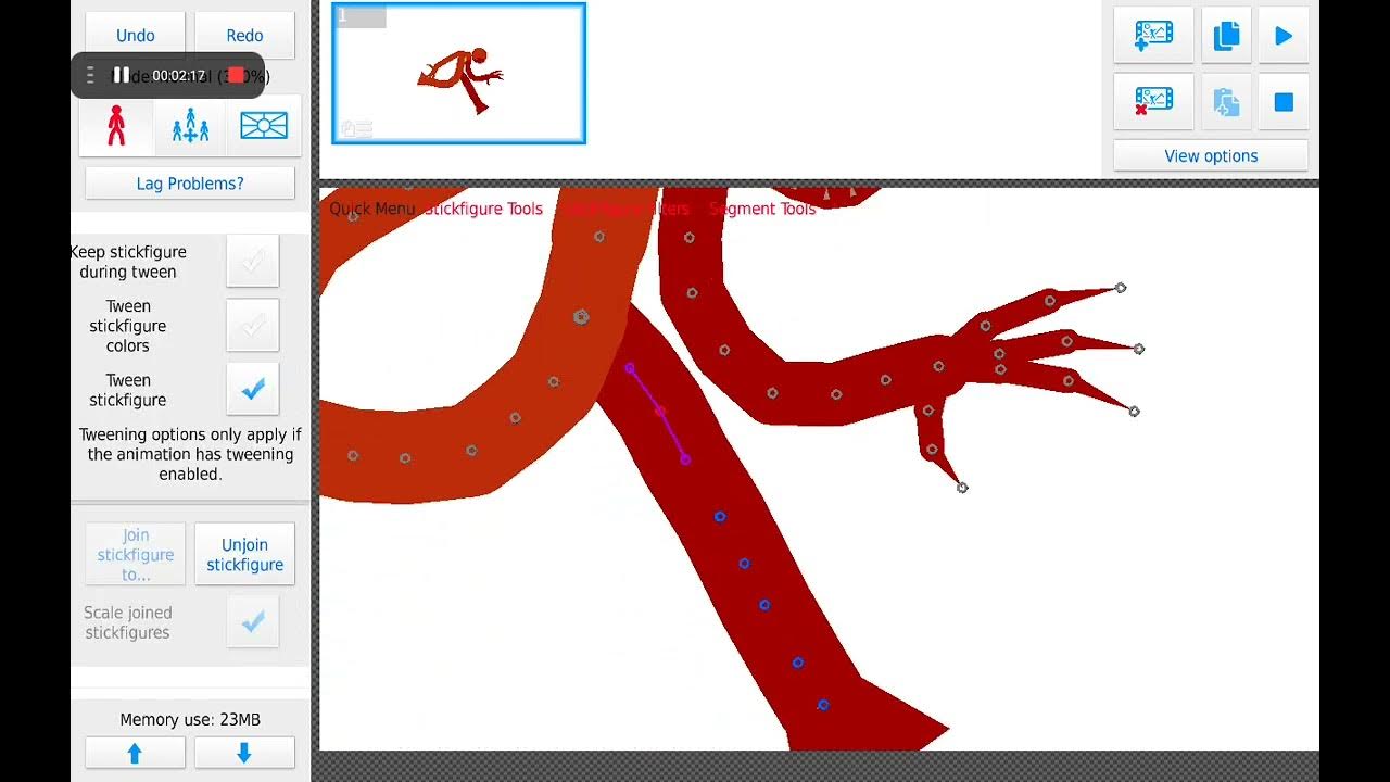 tutorial on stick nodes how to animate and join arm to body - YouTube