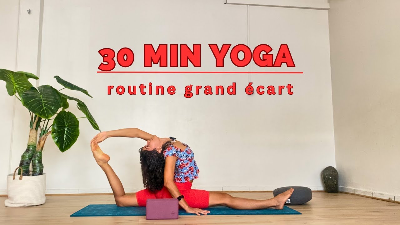 30 min yoga ♥︎ routine split - YouTube