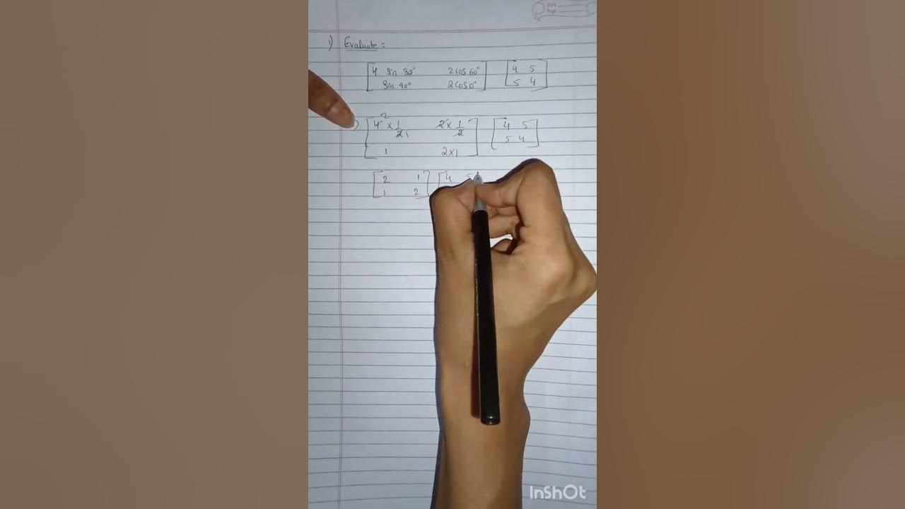 Matrix || class 10 || how to evaluate Matrix || - YouTube