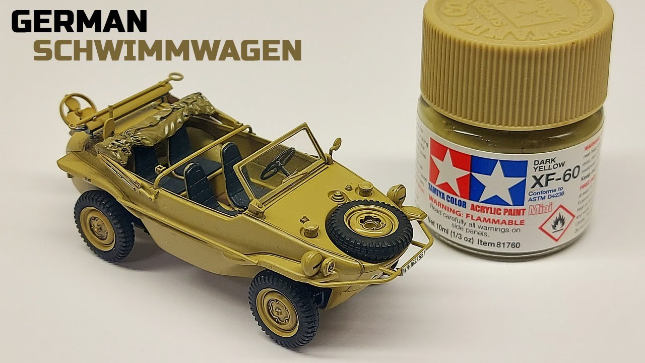 German Schwimmwagen Type 166 model | Full build step by step - YouTube