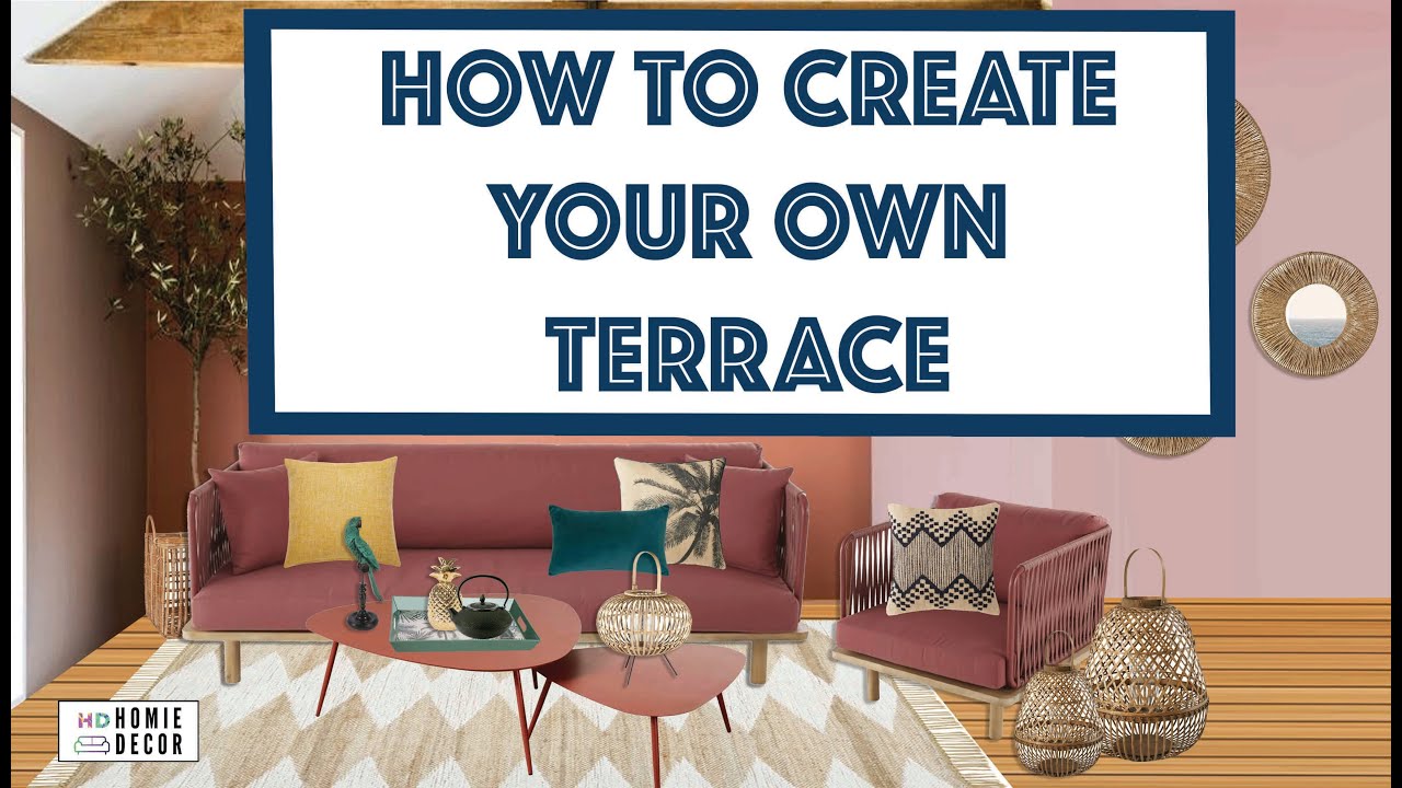 HOW TO CREATE YOUR OWN TERRACE DIY - YouTube
