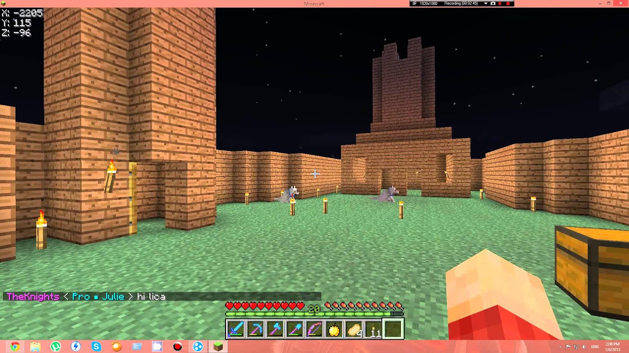 Minecraft ის სერვერი Youtube