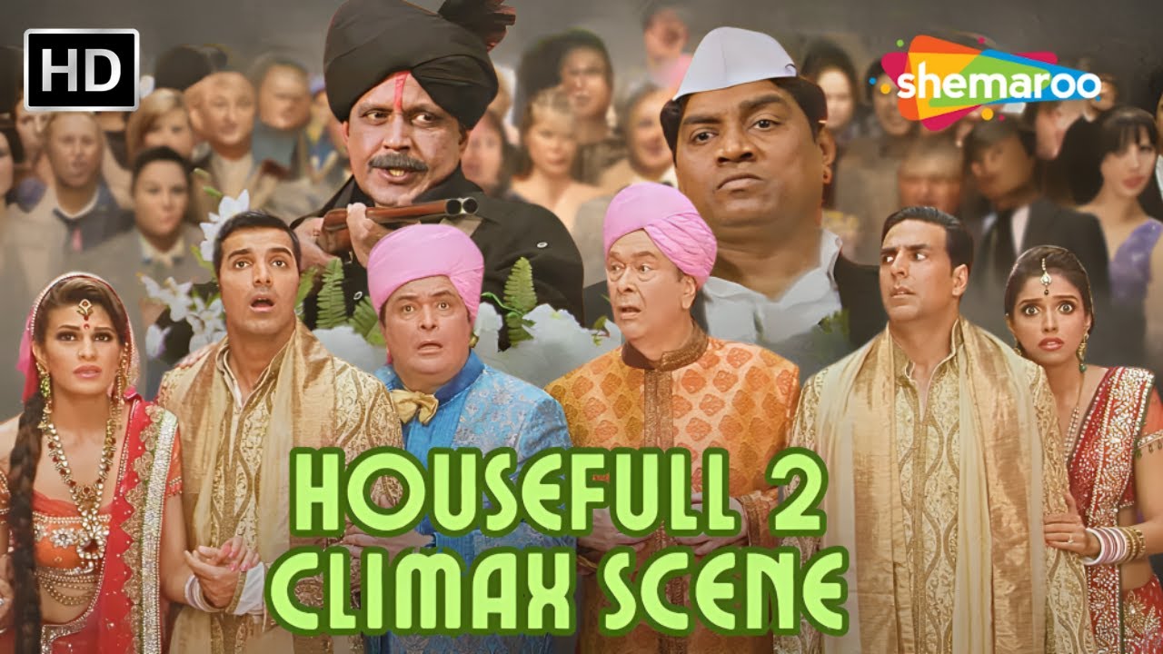 Housefull 2 - Climax Scene - Mithun, Akshay Kumar, John Abraham, Johnny ...