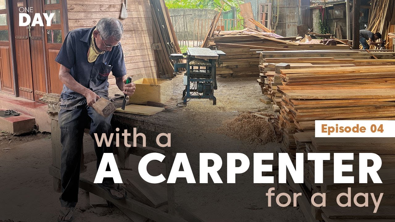 With a Carpenter for a Day in Sri Lanka | One Day E04 | Peaceful ...