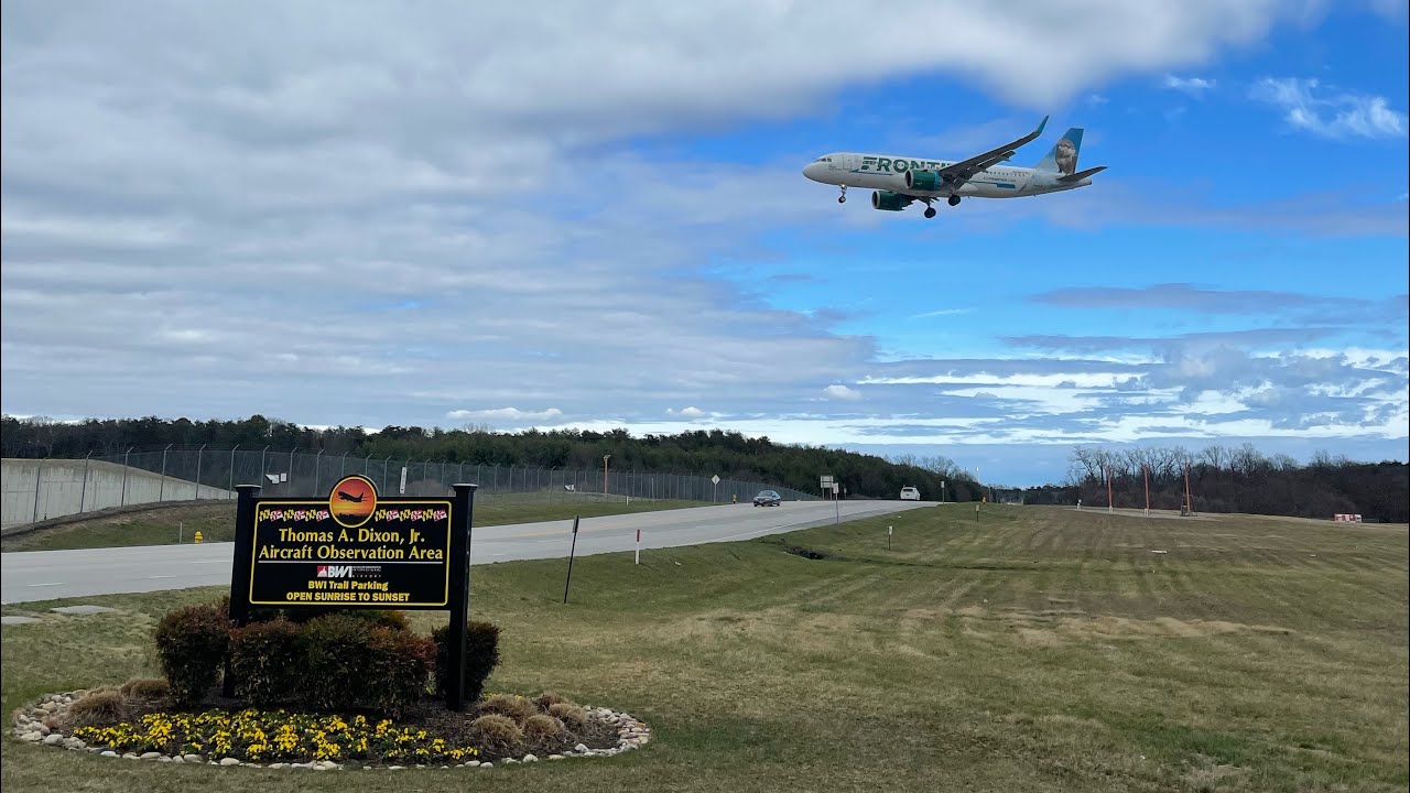 Plane spotting at Baltimore Washington International (BWI), Compilation ...