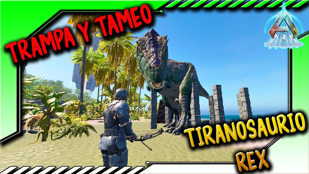 TRAMPA PARA REX EN ARK SURVIVAL ASCENDED - YouTube