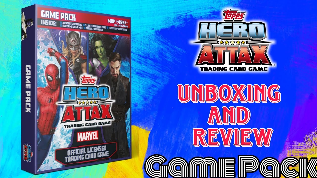 ||Unboxing Marvel Hero Attax GAME PACK|| 2022-23 Hero Attax brand new ...