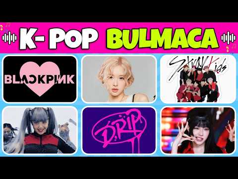 KPOP Şarkı Bulmaca🎵🎉Kim Söylüyor Tahmin Et 🎧Blackpink, BabyMonster, Katseye, Bts, Jisoo, Jenny
