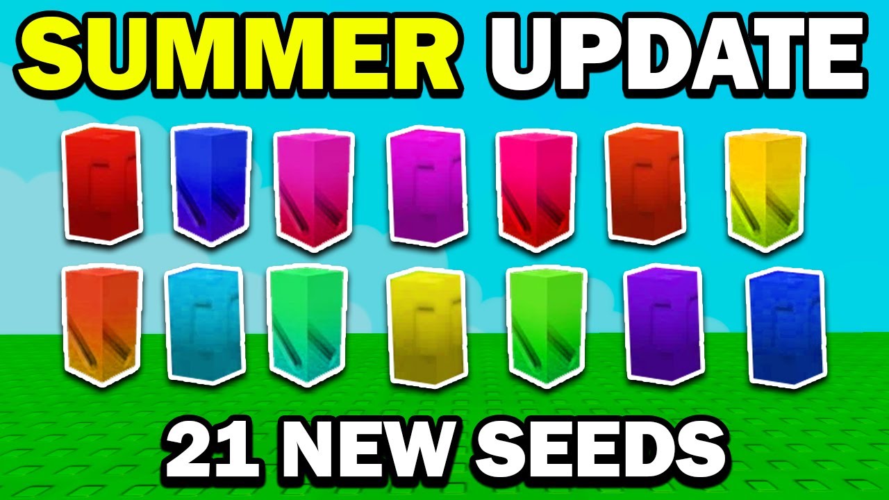 NEW SUMMER UPDATE!! (NEW SEEDS) in Grow a Garden ROBLOX - YouTube
