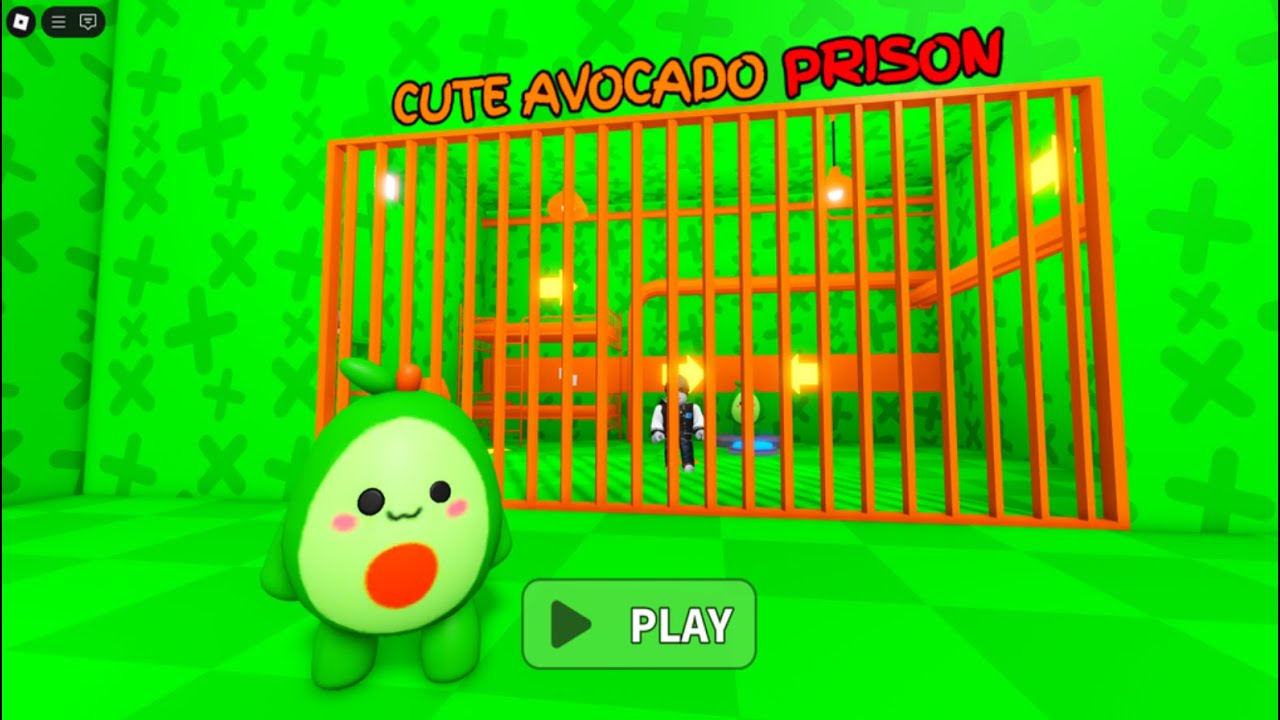 CUTE AVOCADO PRISON RUN! ( Obby ) #roblox #scaryobby #obby - YouTube