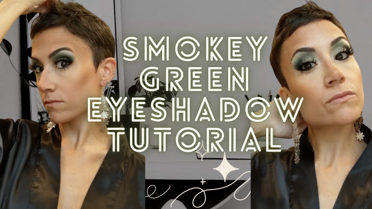 Smokey Green Eyeshadow Makeup Tutorial for Dark Brown Eyes - YouTube