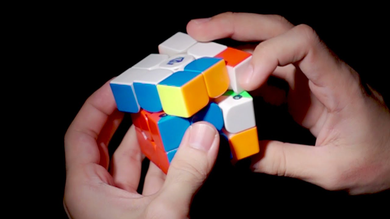 Rubik's Cube T-Perm in Super Slow Motion - YouTube