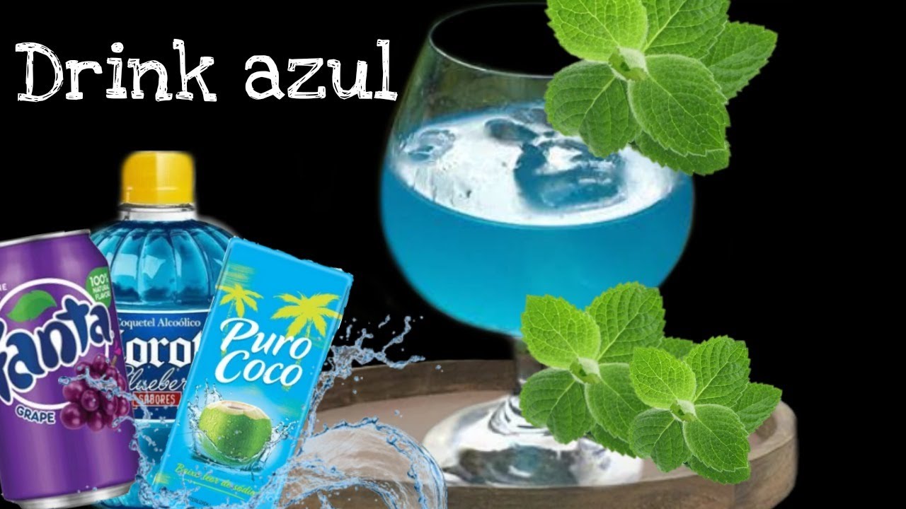 COMO FAZER BEBIDA FUSCA AZUL - YouTube