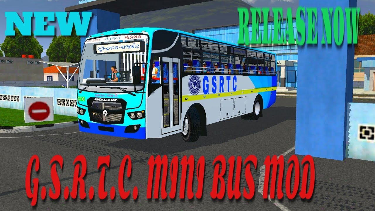 NEW GSRTC MINI BUS MOD2023|RELEASENOW💥|#bussimulatorindonesia#bussid# ...