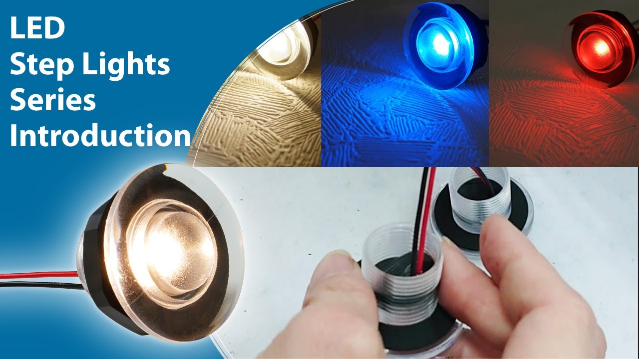 LED Step Lights Series Introduction #ledlights #waterproof #boat｜YIS ...
