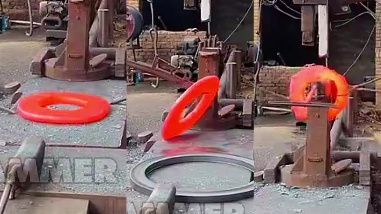 The Process Of Forging Steel Using Giant Hydraulic Hammers Part 70 ...