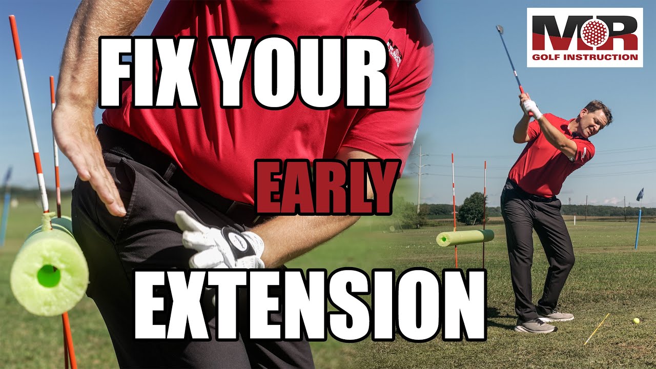 Fix Early Extension in Your Golf Swing - YouTube