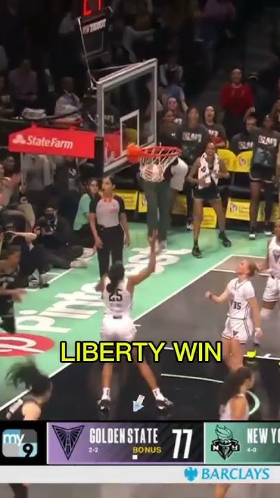 NY LIBERTY WIN VS GS VALKYRIES MAY 30, 2025 #subscribe #nba - YouTube