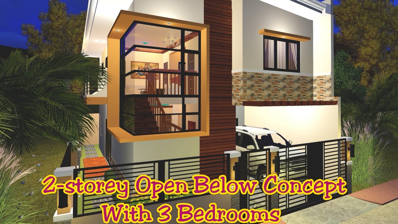 2-Storey Modern House - with Firewall - YouTube