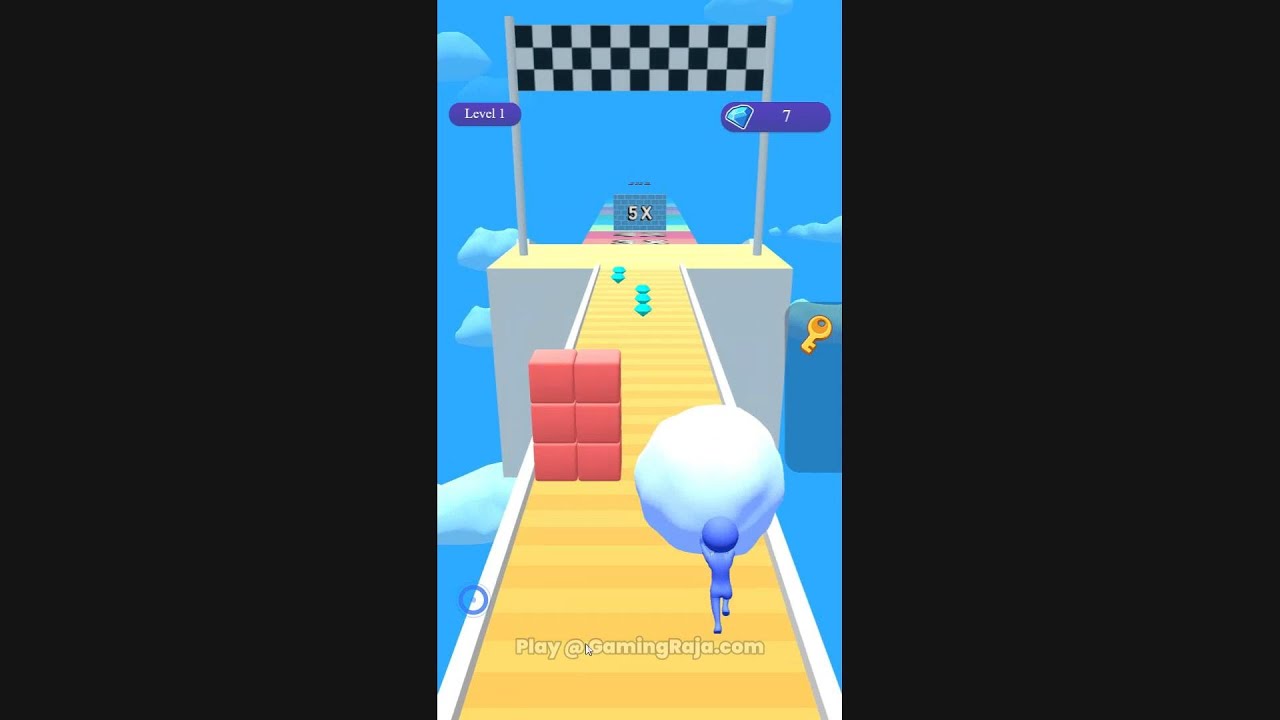 Snowball Rush 3D Gameplay - Let's Play Snowball Rush 3D Game Online ...