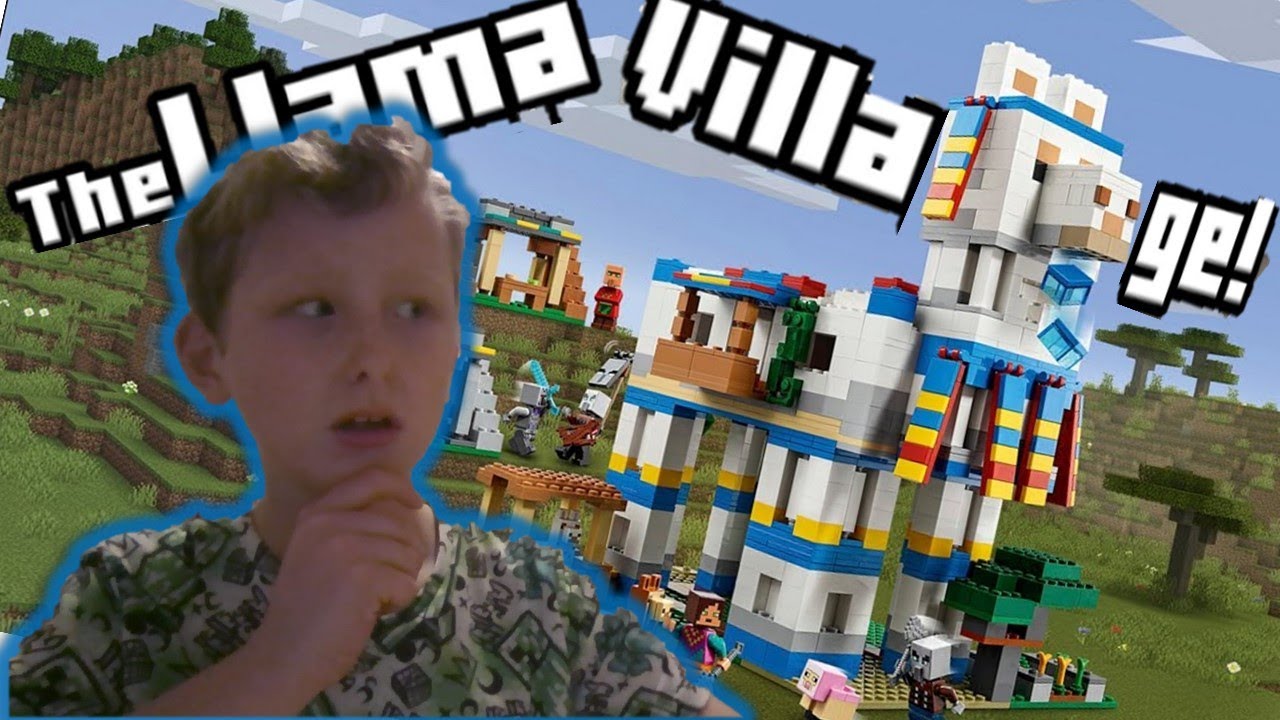 LEGO Minecraft: The Llama Village | Epic Fast-Motion Build - YouTube