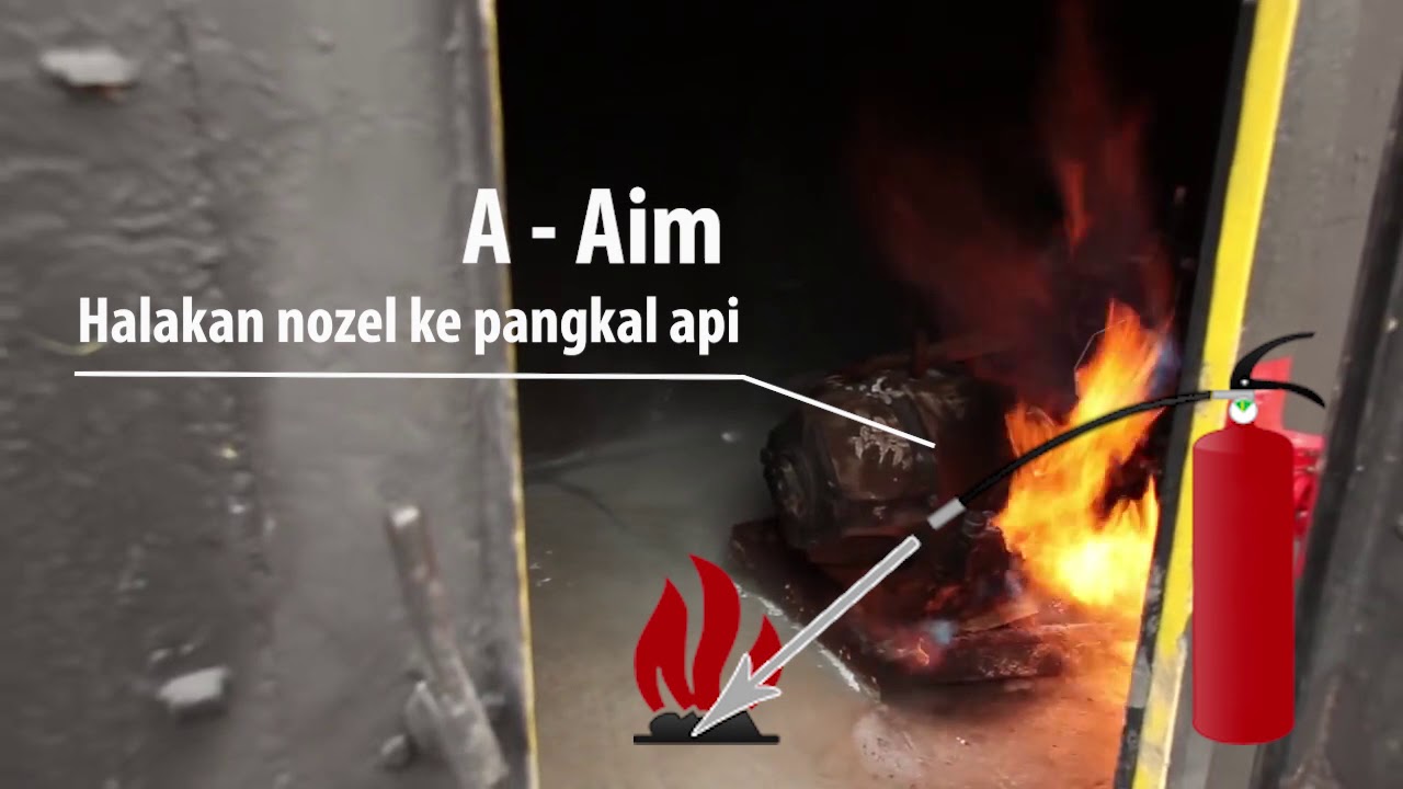 Cara Penggunaan Alat Pemadam Api - YouTube