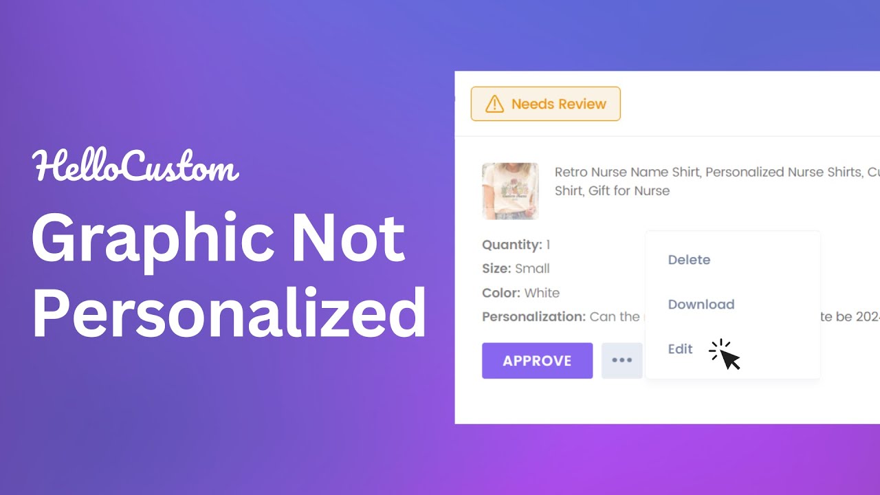 Why Was My Graphic Not Personalized - YouTube