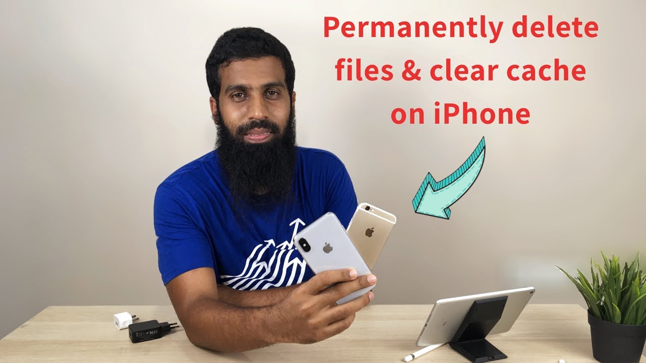 How to permanently delete data on iPhone clear cache & erase socialapp ...